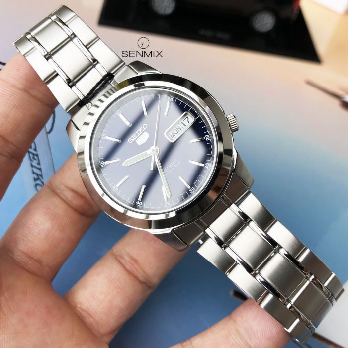 Seiko 5 Automatic Blue Dial Men's Watch SNKE51 xách tay chính hãng giá ...