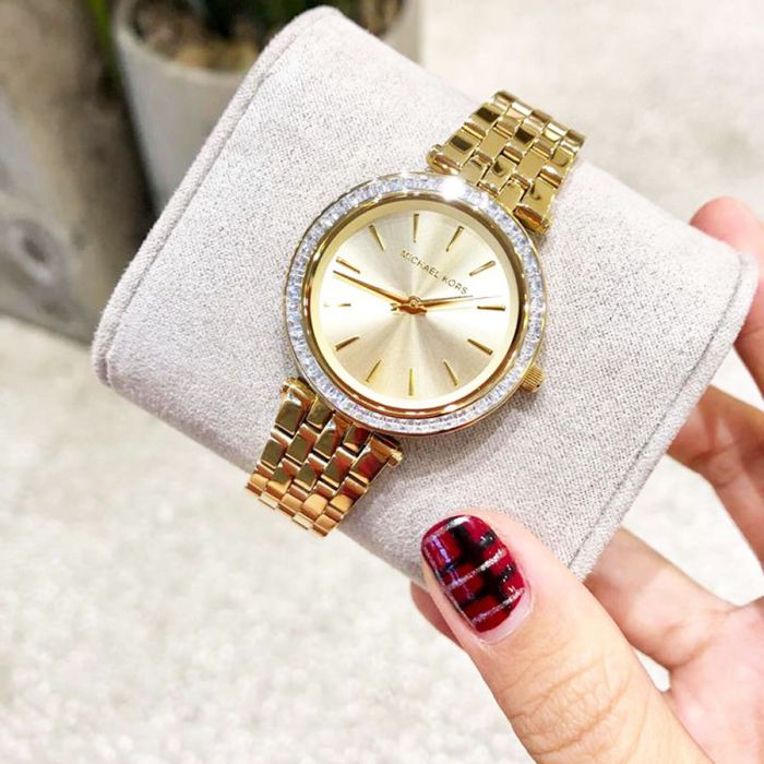 Michael Kors Darci Gold Tone Stainless Steel Women's Watch MK3365 xách ...